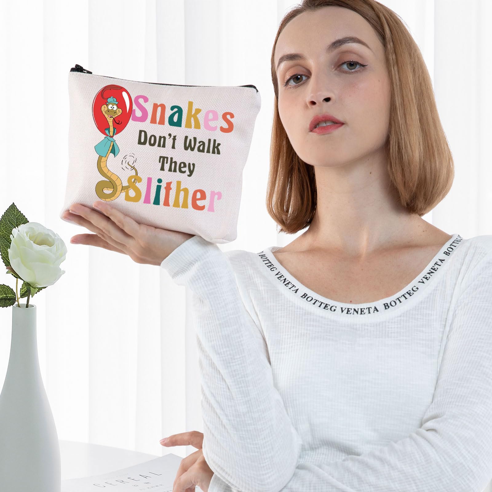 WZMPA Sir Hiss Snakes Makeup Bag Sir Hiss Villains Fans Gifts Snakes ...