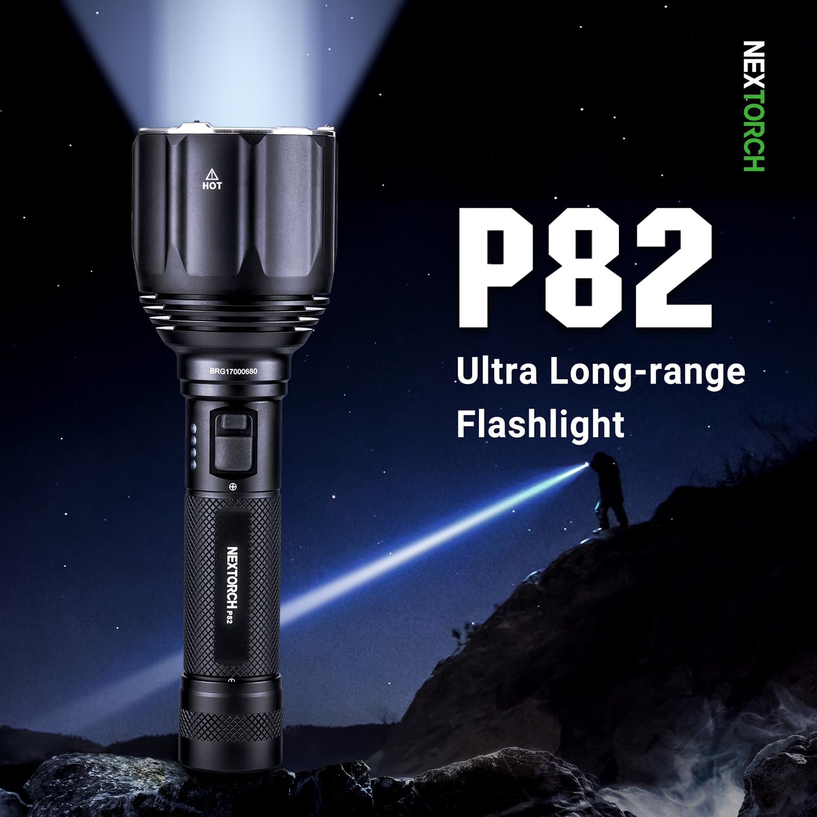 Snapklik.com : NEXTORCH P82 Rechargeable Flashlight High Lumens, 1200 ...