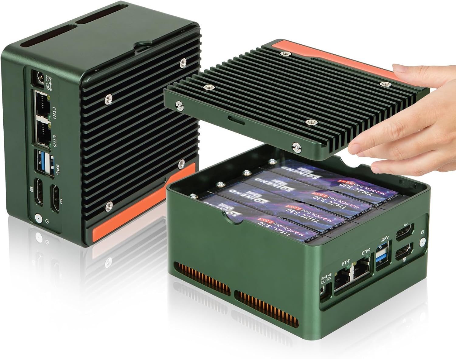 Amazon.com: SPARKFLY 4-Bay NAS Mini PC with Dual 2.5GbE i226-v LAN ...