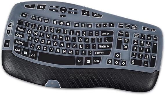 Keyboard Cover for Logitech K350 MK550 MK570 Keyboard Cover Skin for ...