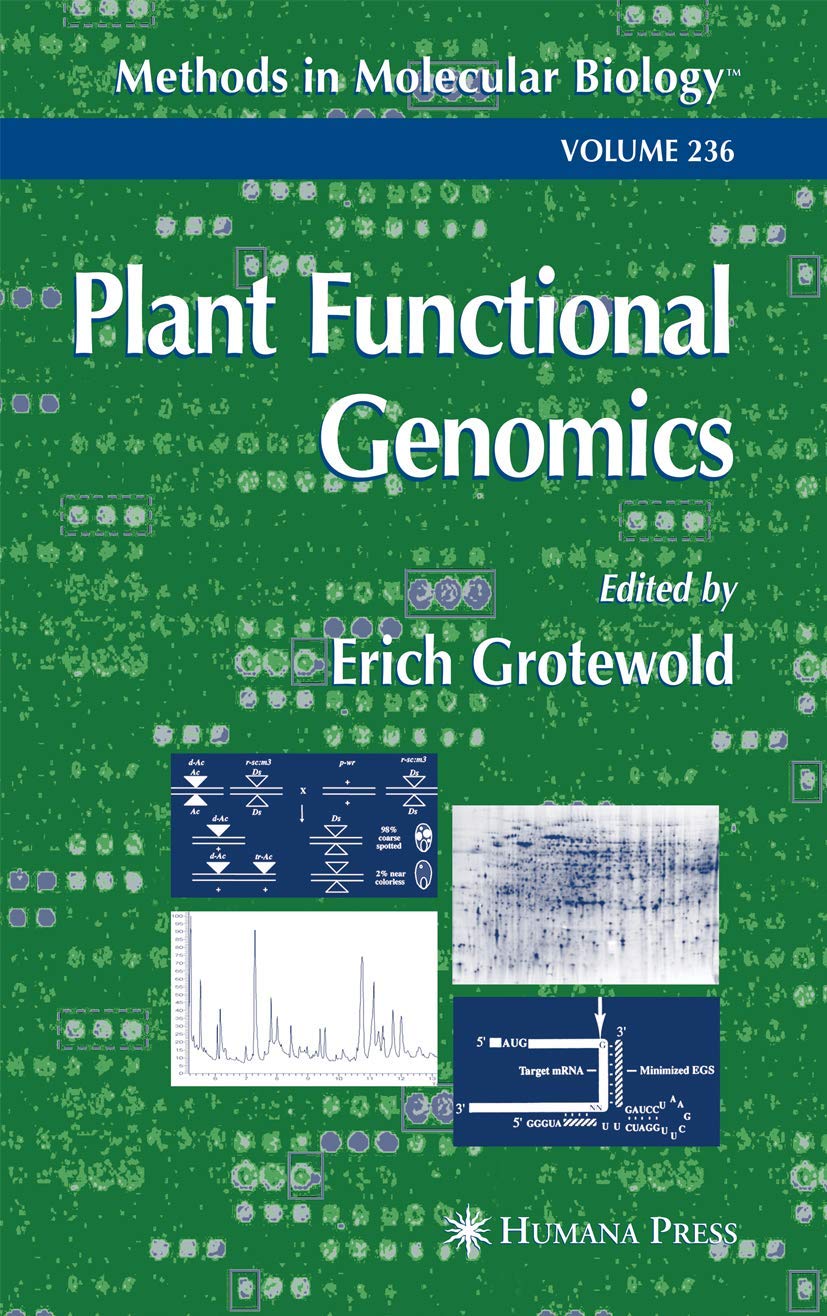 Amazon.com: Plant Functional Genomics: Methods and Protocols (Methods in Molecular Biology, 236 ...