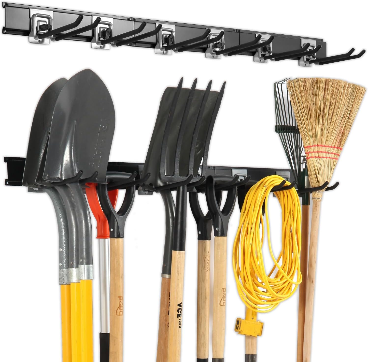 Amazon.com: Aking Ace Garage Clamping Garden Tool Rack, Wall Mount ...