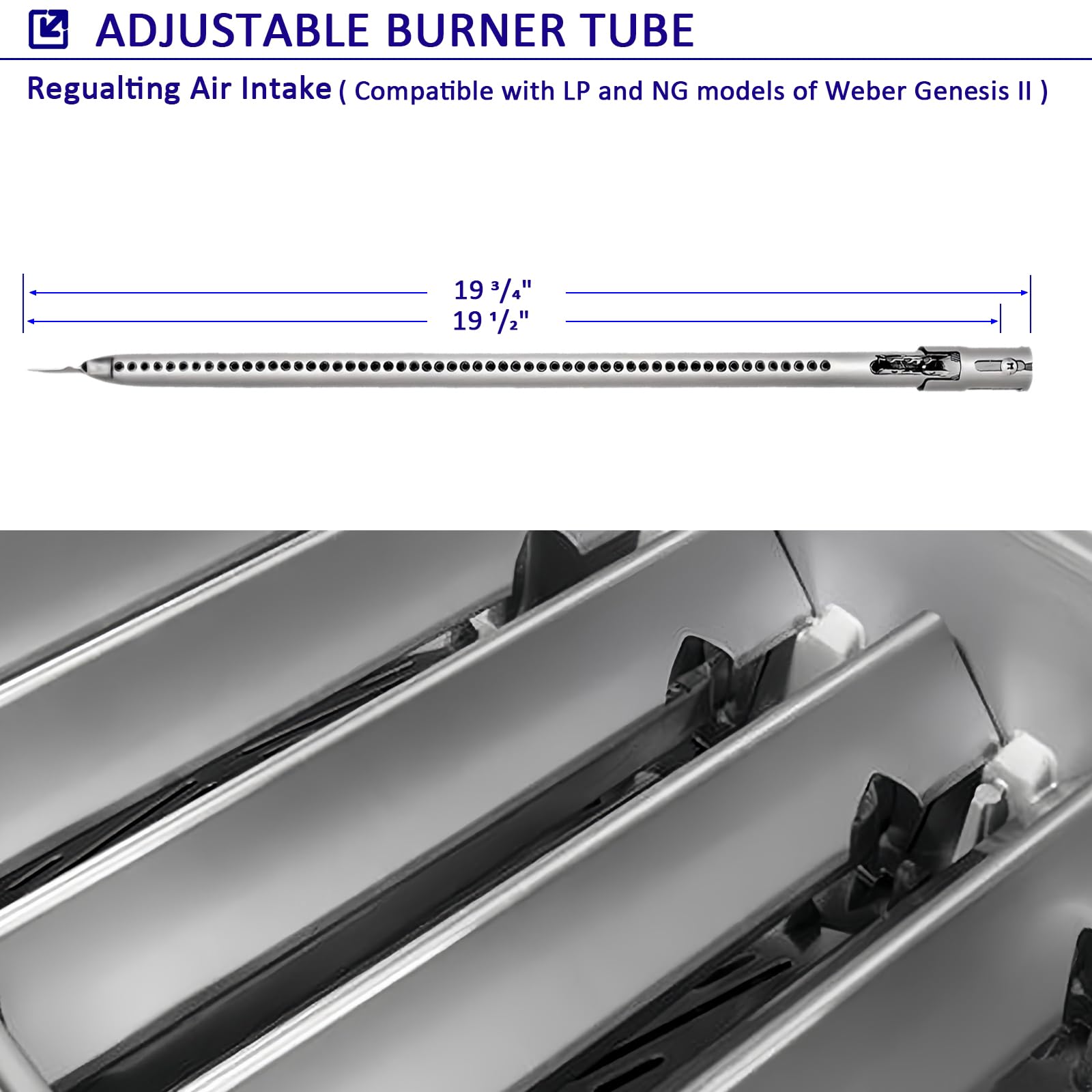 Snapklik.com : YOUFIRE 3 Burner Tube Kit For Genesis II 310 Series Gas ...