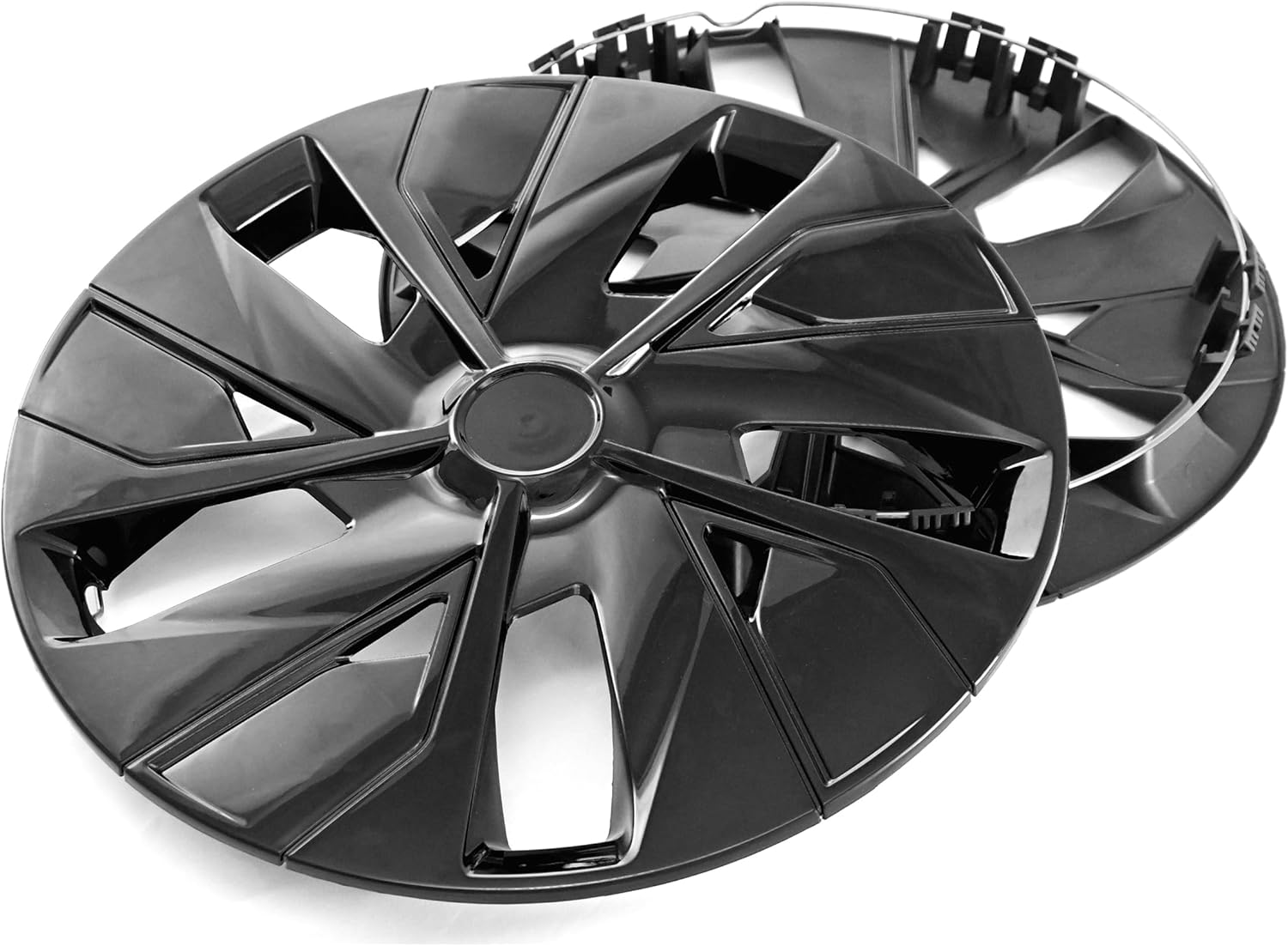 Amazon.com: Trim Illusion Gloss Black Wheel Rim Cover Hubcaps ...