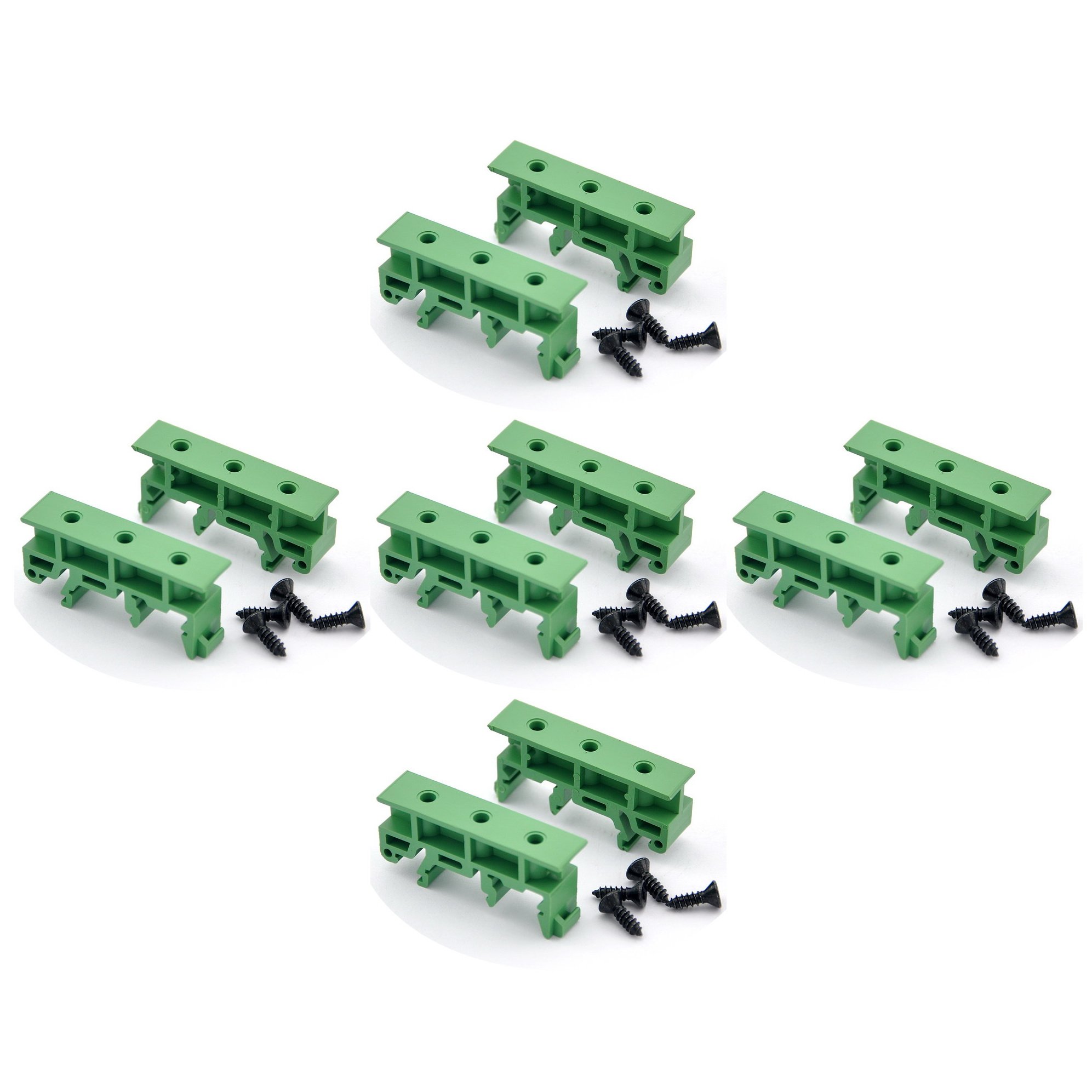 Amazon.com: Electronics-Salon 5 Sets DIN Rail Mounting Adapter Bracket ...