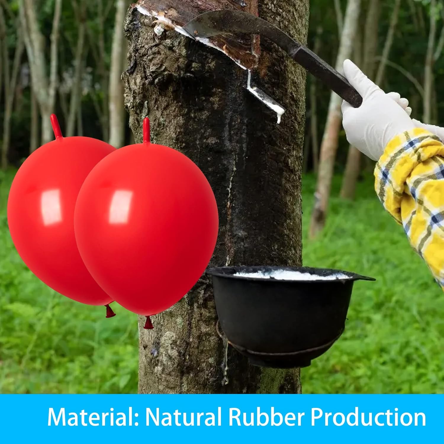 ADIDO EVA Link Balloons – Globos rojos de látex de 10 pulgadas, 80 ...