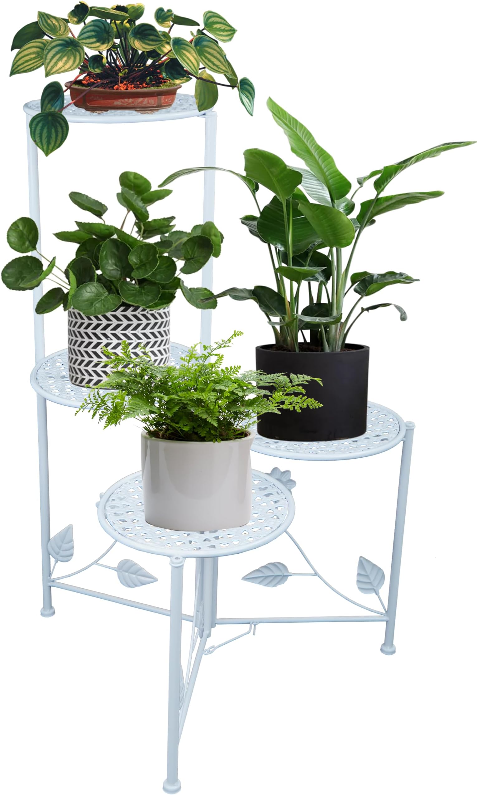 Amazon.com : KMOTASUO 5 Tier Metal Plant Stand Indoor Tall, Tiered ...