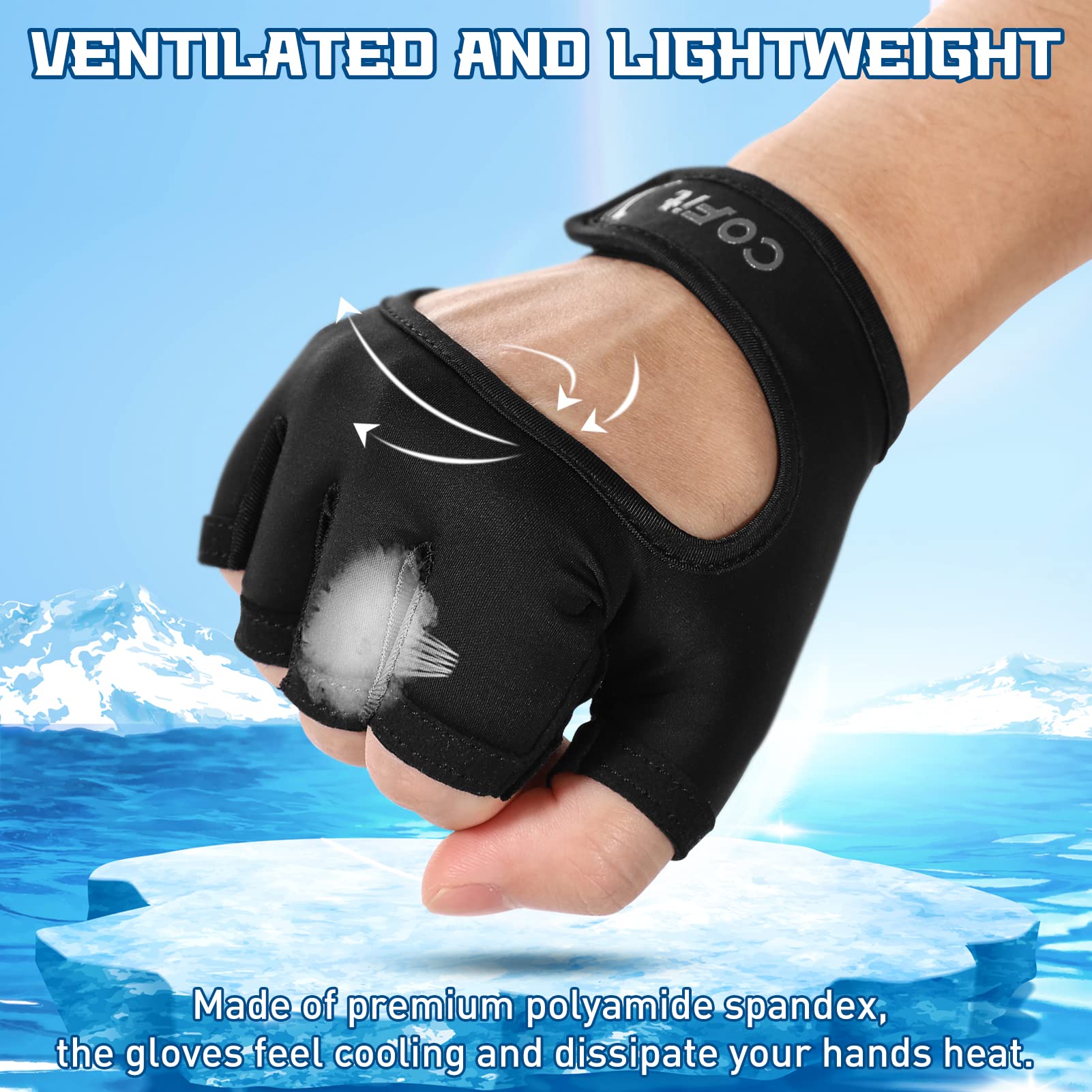 Snapklik.com : Breathable Workout Gloves, Antislip Weight Lifting Gym ...
