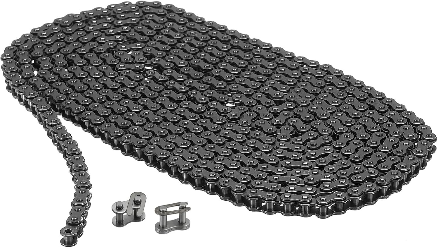 Amazon.com: uxcell #25/04C-1 Roller Chain 10 Feet 1/4" Pitch Carbon ...