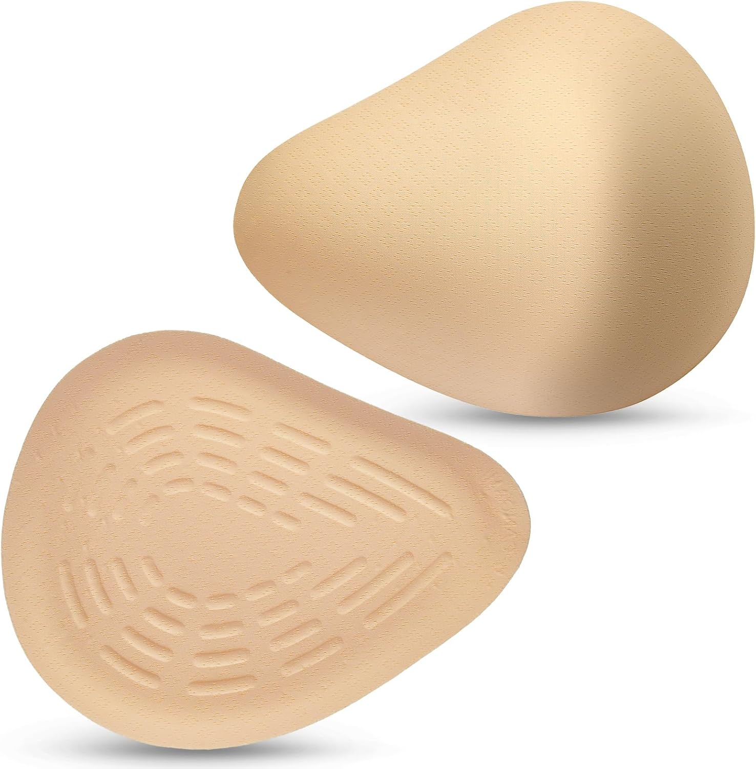 Hercicy 1 Pair Cotton Breast Forms Light Sponge Boobs Mastectomy Breast ...