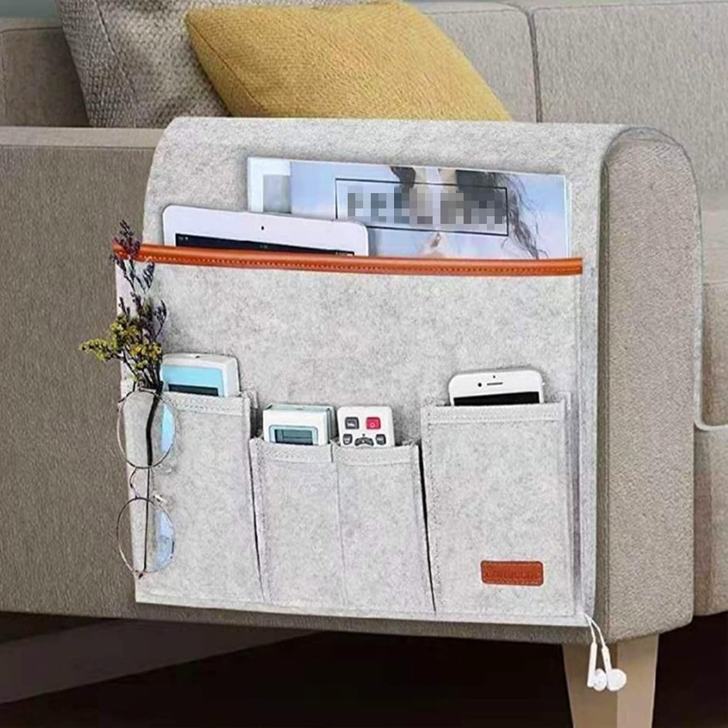 Amazon.com: Sofa Armrest Covers Organizer,Sofa Chair Armrest Organizer ...