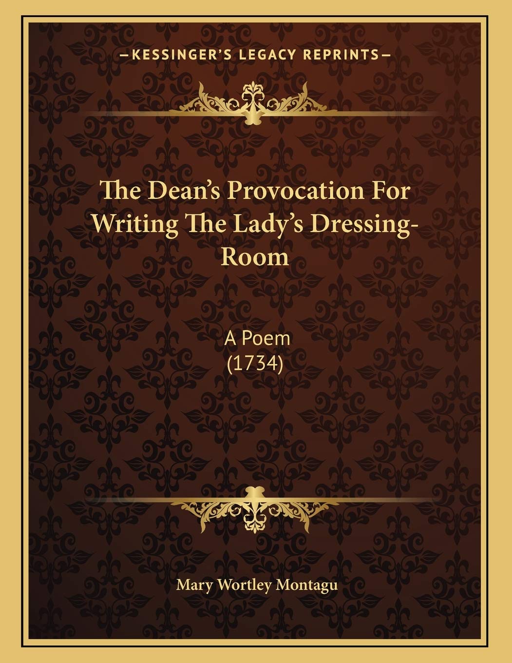 Amazon.co.jp: Dean's Provocation For Writing The Lady's Dressing-Room ...