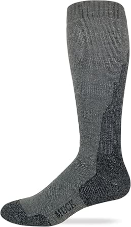 Amazon.com: MUCK Boot Mens Merino Wool Gradual Compression Tall Boot ...