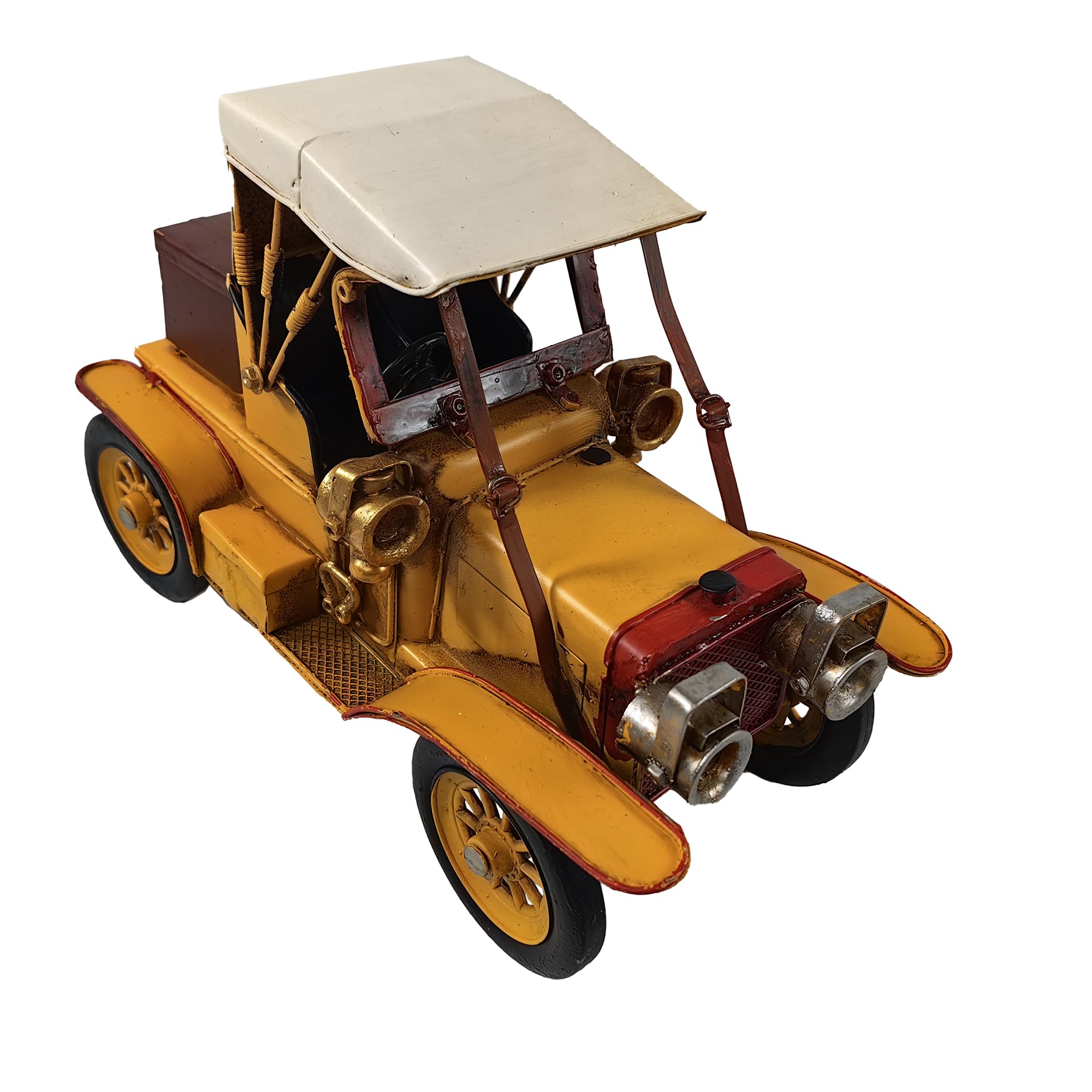 Amazon.com: Berfutall-11''Iron Classic Yellow Classic Cars Model Collectible Vehicle Decoration ...
