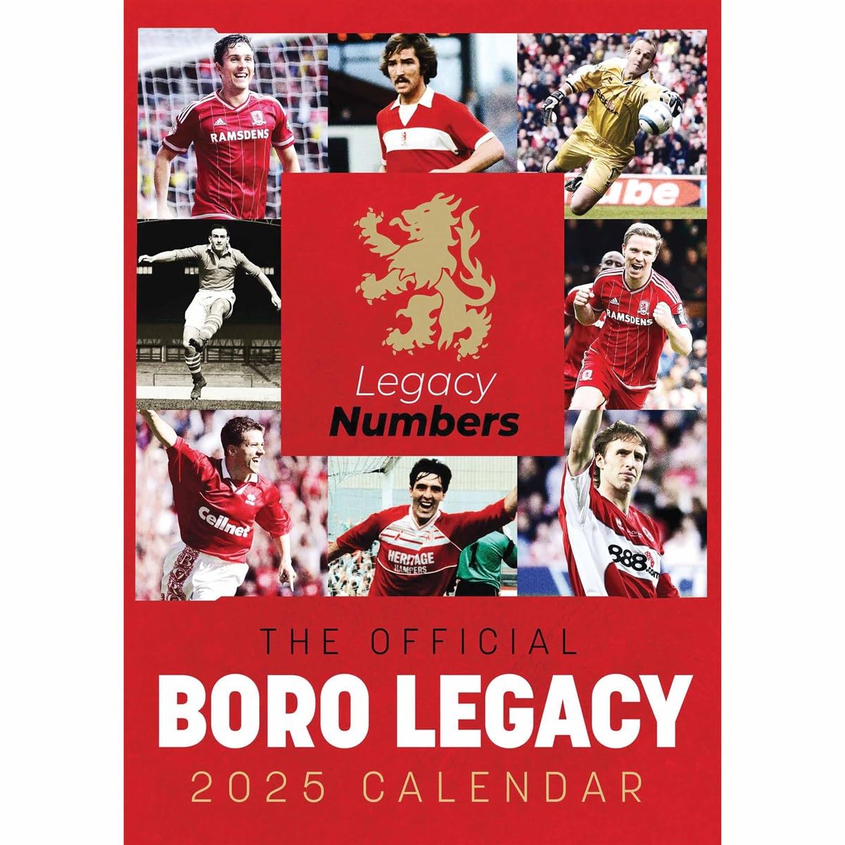 The Official Middlesbrough FC Legends Calendar 2025 : Twocan: Amazon.co ...