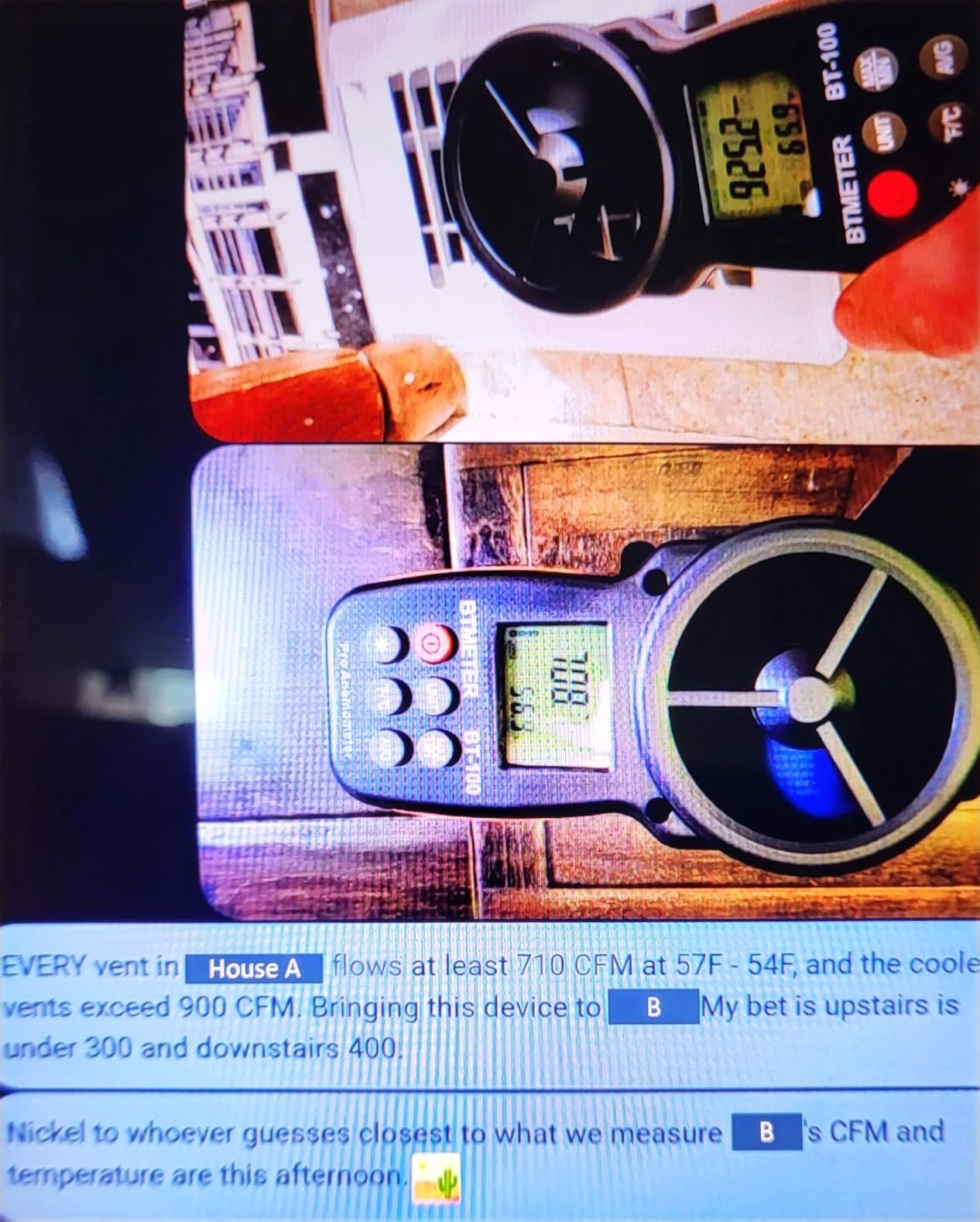 $7/mo - Finance BTMETER BT-100 Handheld Anemometer, Digital Wind Speed ...