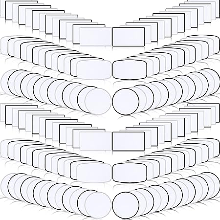 Amazon.com: 30 PCs Sublimation Patches - Iron On Blank Patches for DIY ...