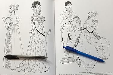 Empire Fashions Coloring Book (Dover Fashion Coloring Book): Tom ...