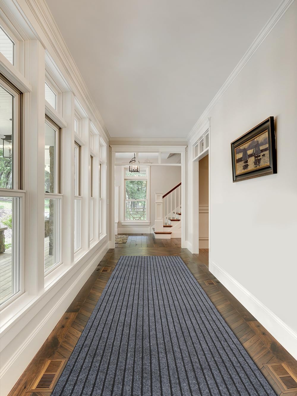 Amazon.com: Runner Rugs 3 x 10 ft with Rubber Backing Non Slip Carpet ...