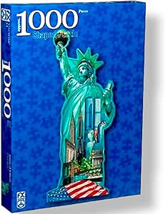 Amazon.com: 1000pc. Statue of Liberty Shaped Puzzle : Toys & Games