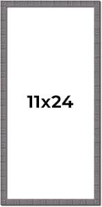 Amazon.com - 11x24 Frame Slate Blue Distressed Rustic Solid Wood ...