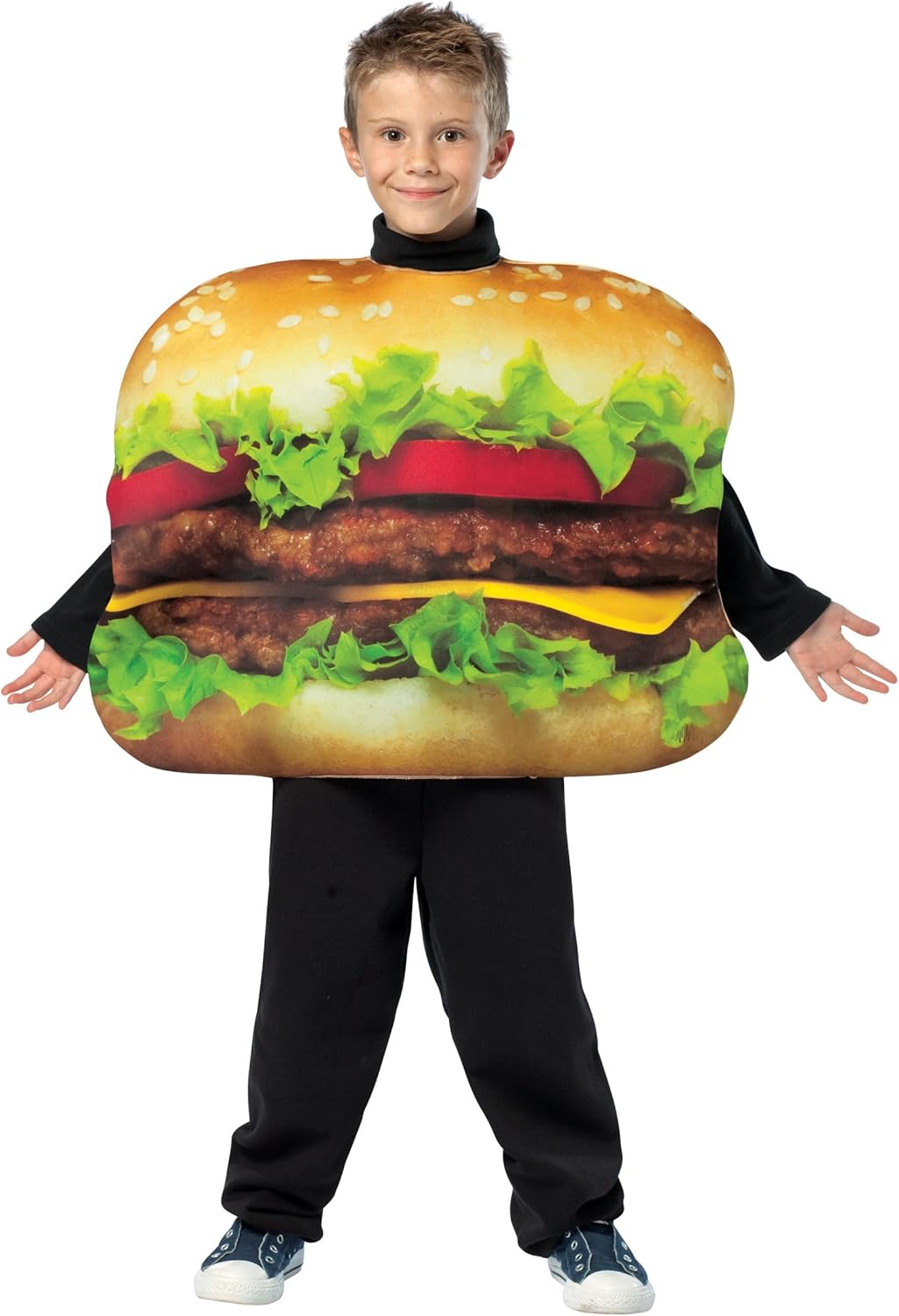 Amazon.com: Rasta Imposta Get Real Cheeseburger Childrens Costume, 7-10 ...