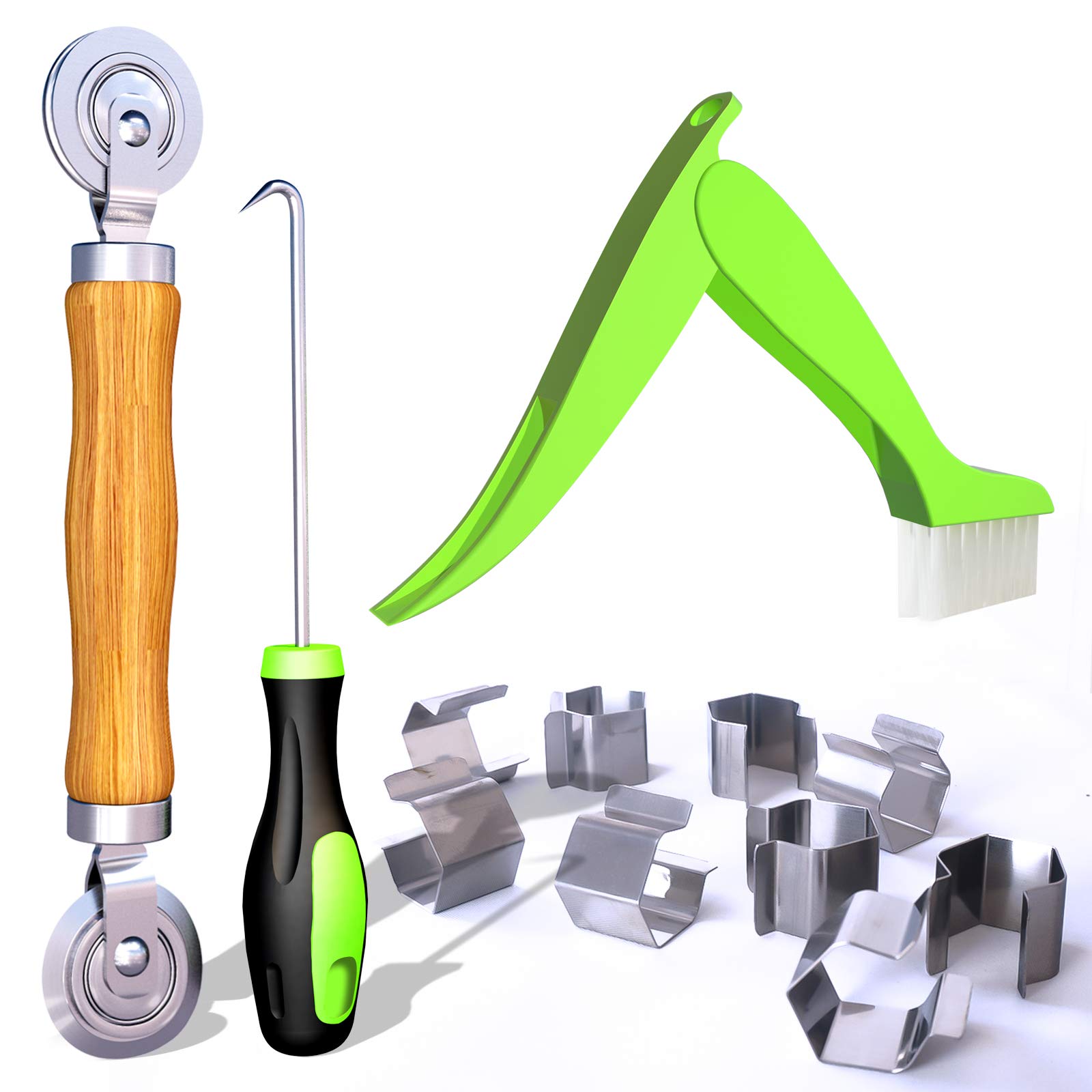 Buy King&Charles Screen Repair Kit, Screen Roller Tool& Screen Clips ...