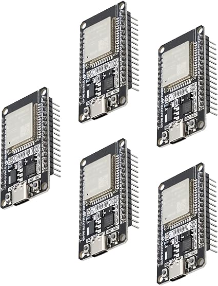 ESP32 USB C mit CP2102 Chip,ESP32 NodeMCU Entwicklungsboard ESP-WROOM-32 2,4 GHz WLAN WiFi ...