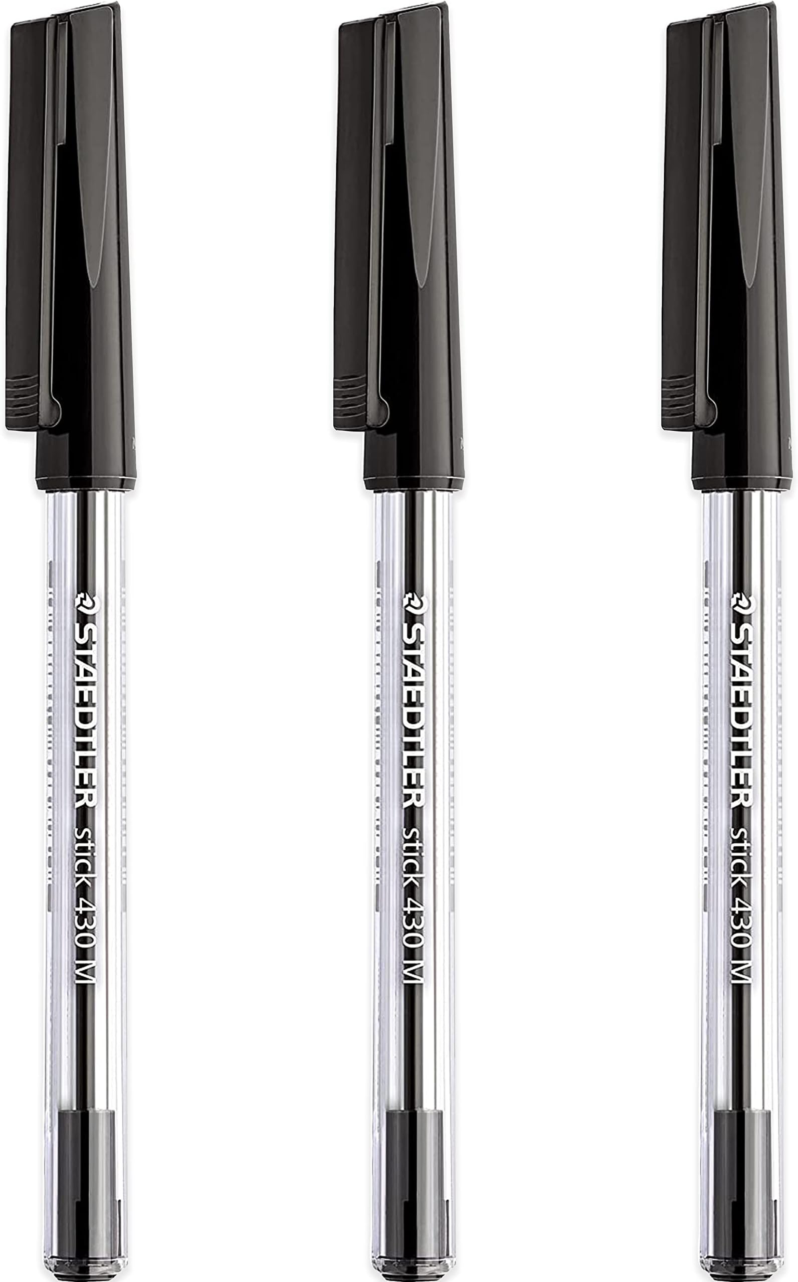 STAEDTLER Medium 0.5mm 430 M Stick Ballpoint Pens Writing Pen Smooth ...