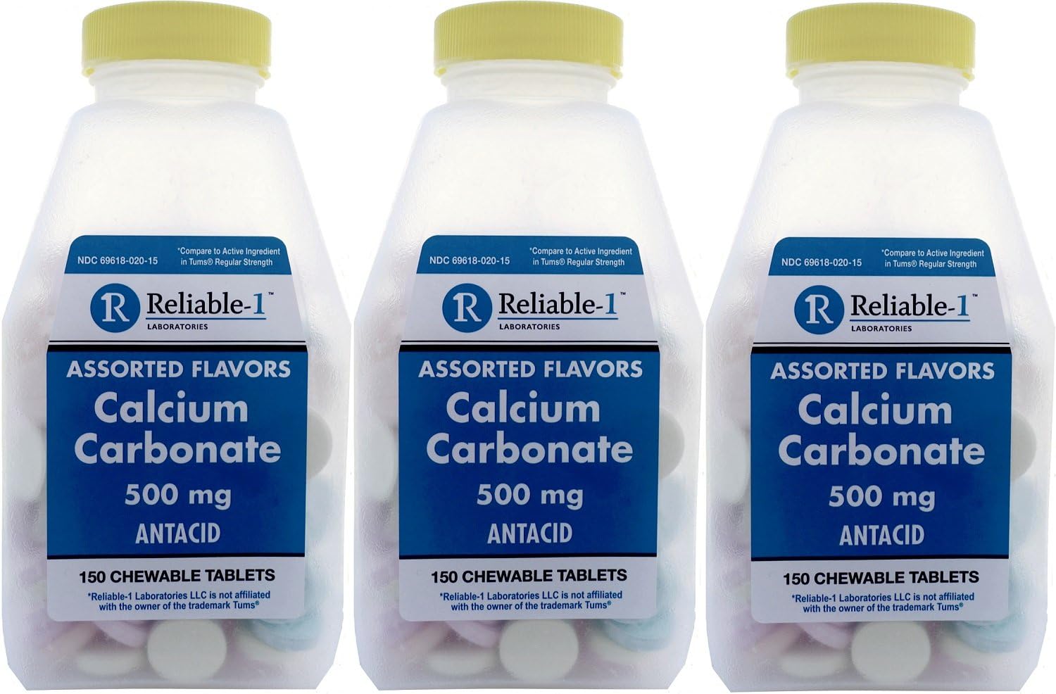 Amazon.com: Calcium 500 mg Generic for Tums Assorted Fruit Flavored ...