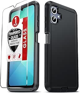 Amazon.com: LeYi Funda compatible con Samsung Galaxy A06: no compatible con A05, con 1 protector ...