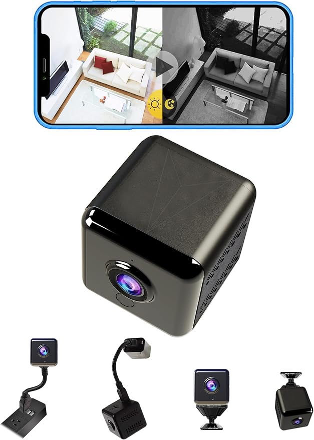 Amazon.com : Wireless network camera built-in battery,hidden camera ...