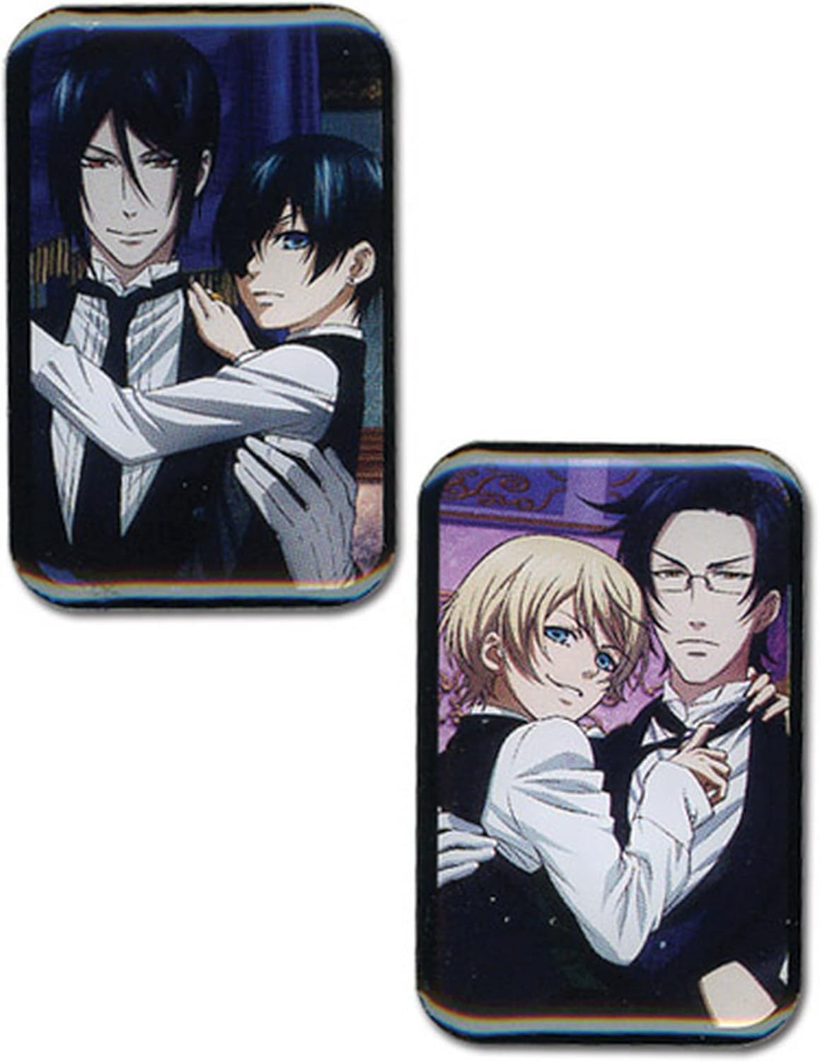 Amazon.com: Black Butler 2 - Main Characters Pins: Clothing, Shoes ...
