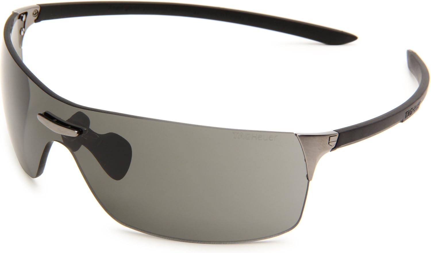 Tag Heuer Squadra 5502 Sport Sunglasses,Lava/Black Frame/Grey Lens,one ...