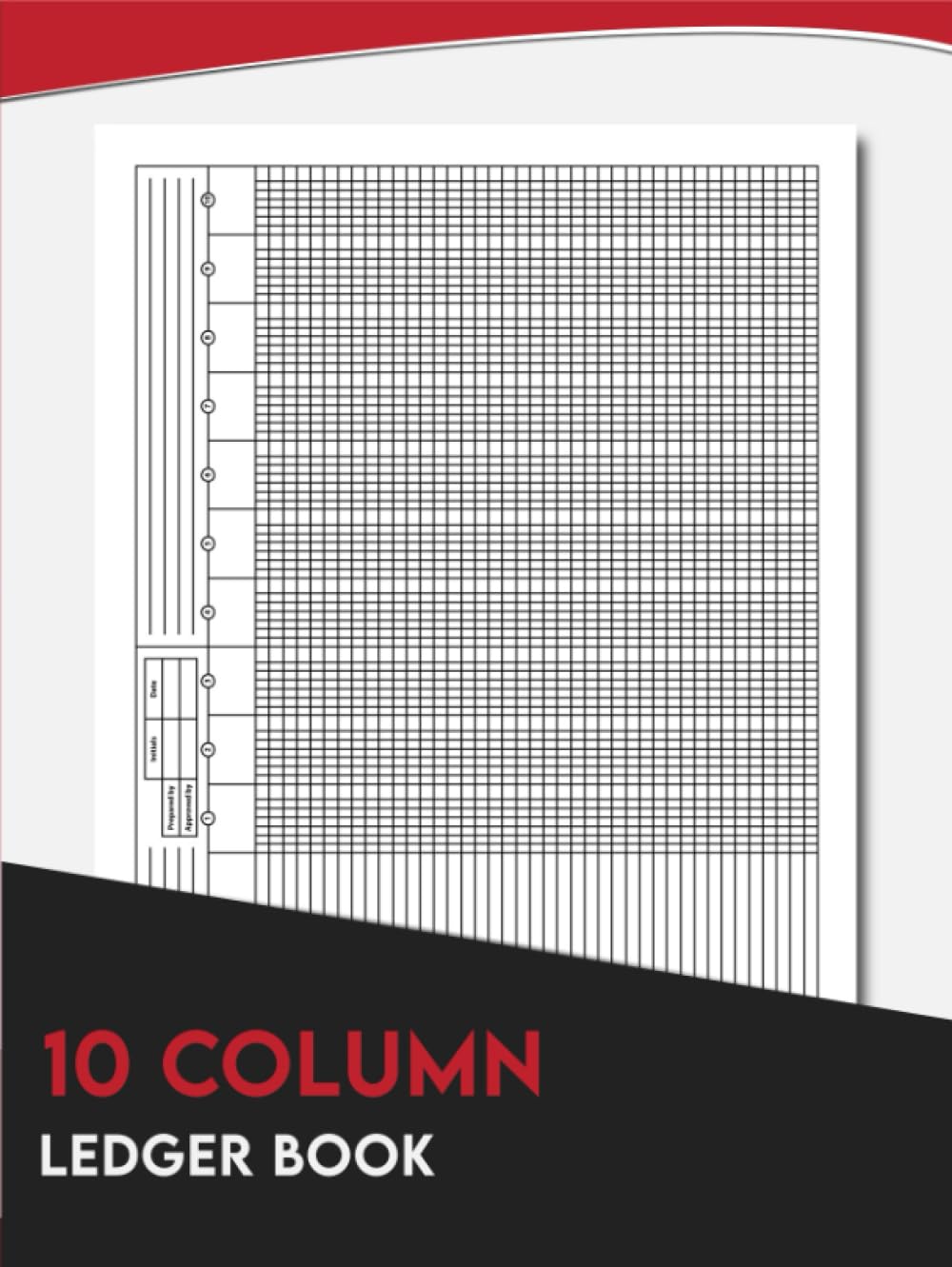 Amazon.com: 10 Column Ledger Book: Columnar Pad 10 Columns Accounting ...