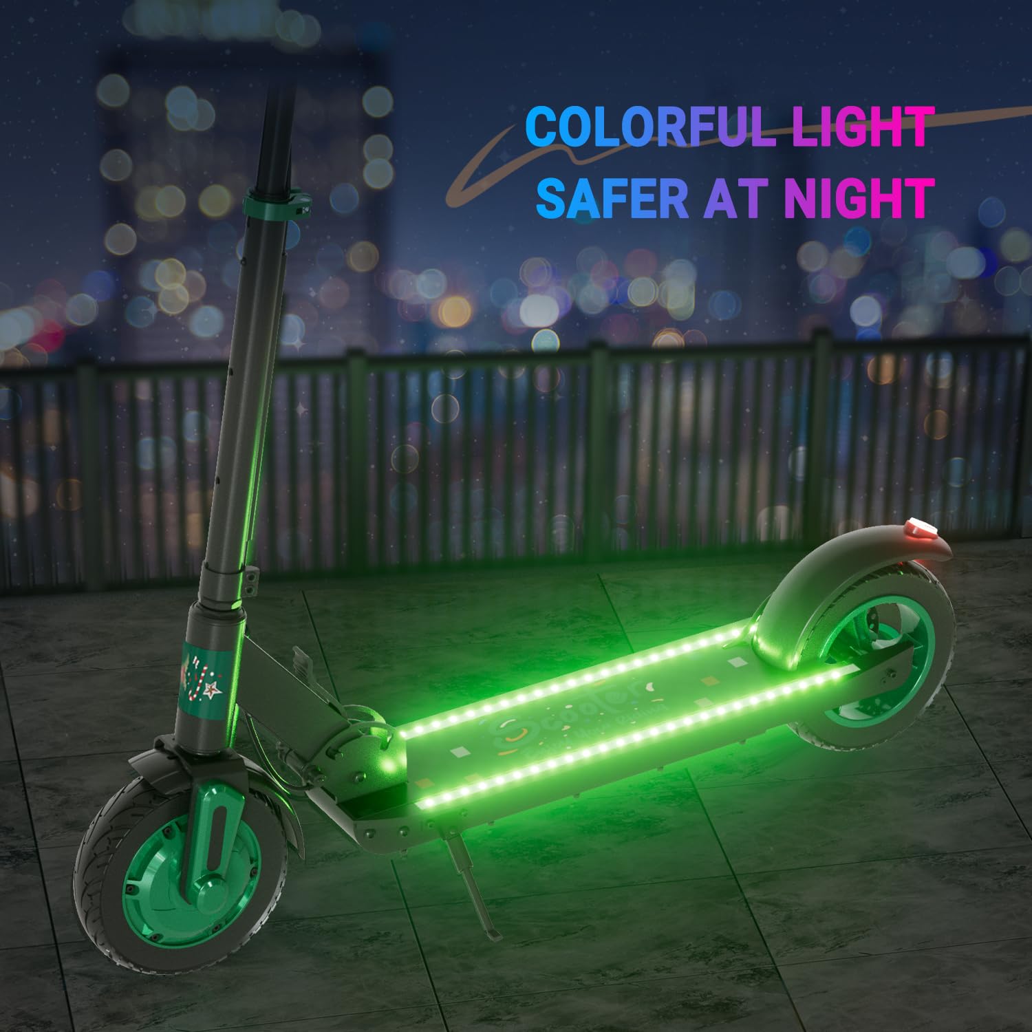 Snapklik.com : Electric Kick Scooter,3 Adjustable Height & Speed,350W ...