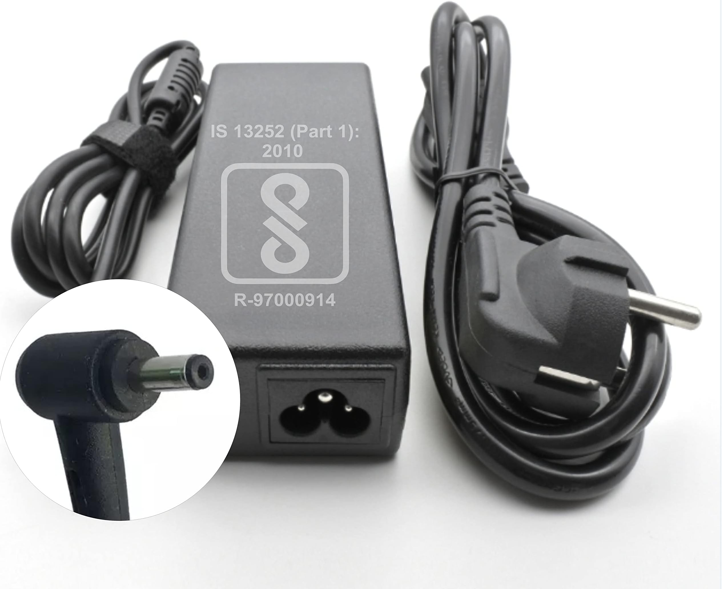 ASUS U65W-01 Mini Mulit-Tips Adaptor/Charger Pin with Plug Dimension 4 ...