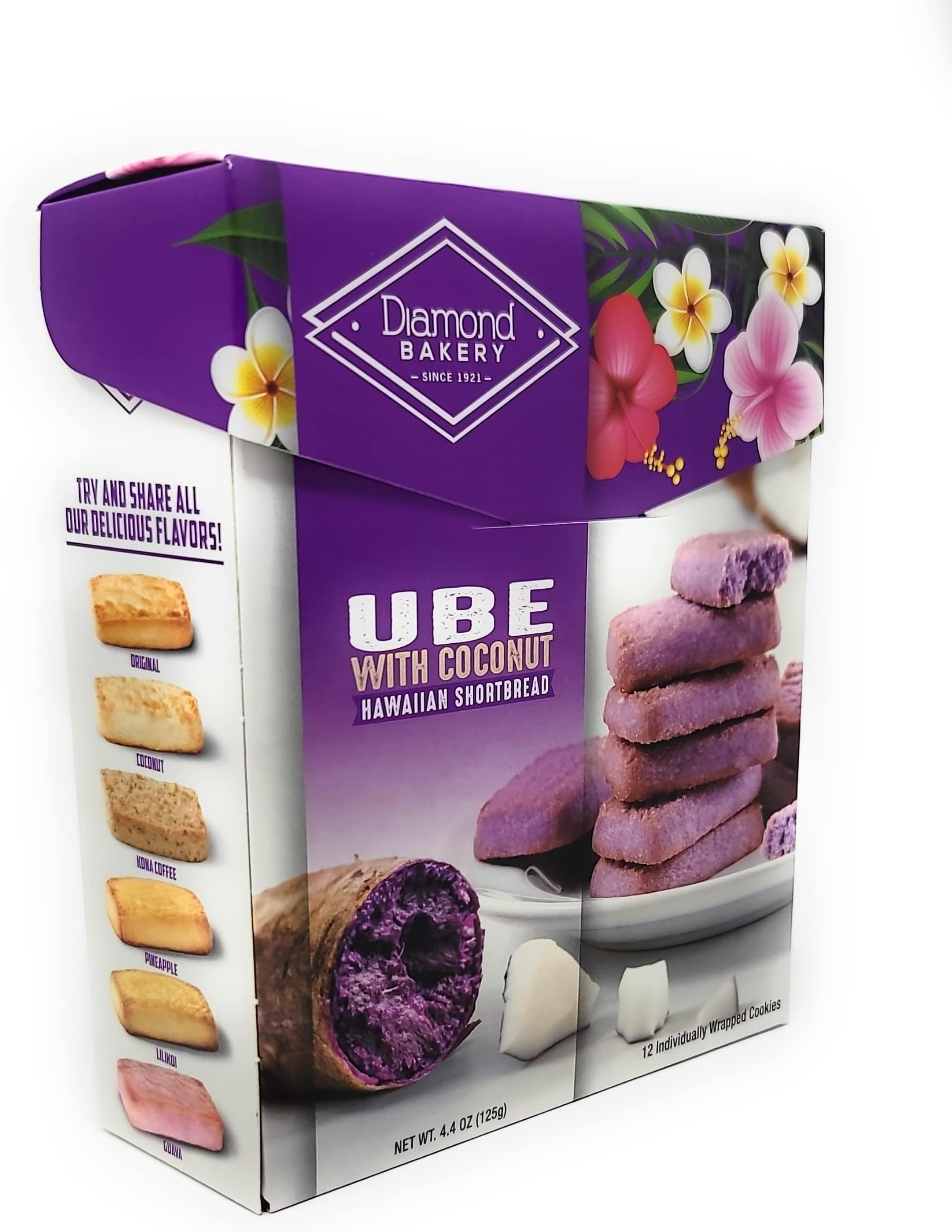 Amazon.com: Diamond Bakery - Hawaiian Shortbread Cookies New Flavors ...