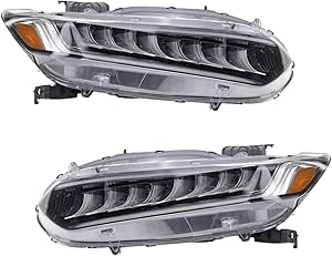 Amazon.com: Headlight Assembly Set Headlights Driver & Passenger Side ...