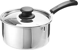 Raj Aluminium Saucepan With Cover, Large , Silver, 19.5 Cm, KSP00L, Tea ...