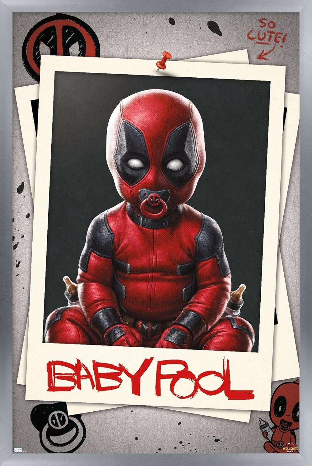 Amazon.com: Trends International Marvel Deadpool & Wolverine - Babypool ...