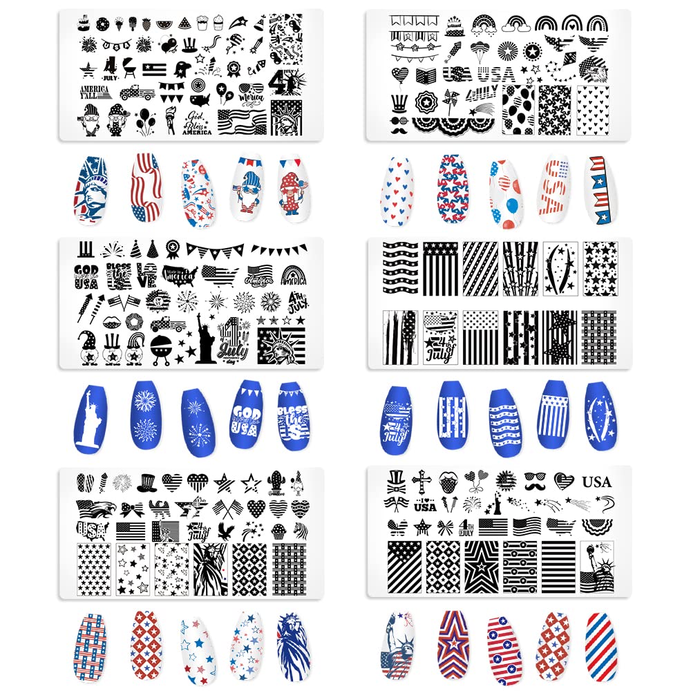 Veterans Day Nail Art