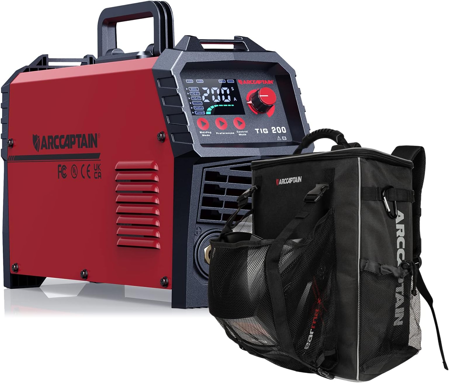ARCCAPTAIN TIG200 Welder & Welding Tools Backpack - Amazon.com
