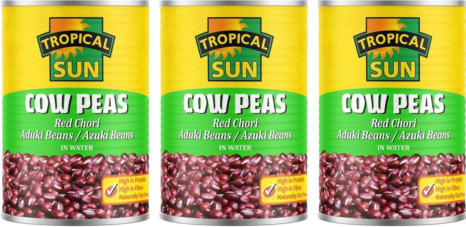 Tropical Sun Canned Cow Peas (Red Chori) 400g- (Pack of 3) : Amazon.co ...