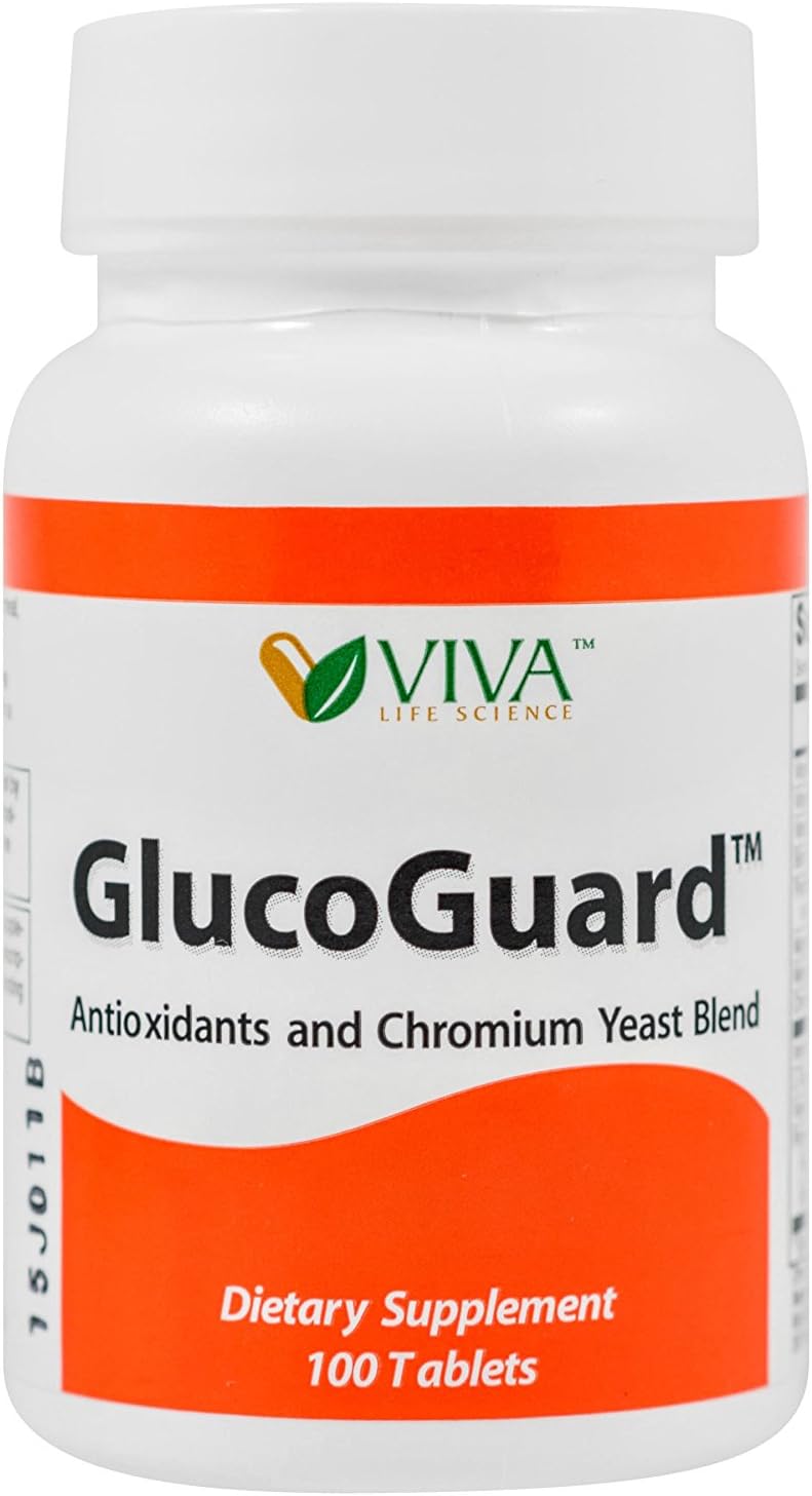Viva Life Science-GlucoGuard, 100 Tablets : Health & Household