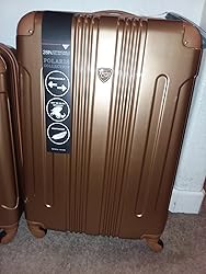 Amazon.com | kensie Women's Alma Hardside Spinner Luggage, Rose Gold, 3 ...