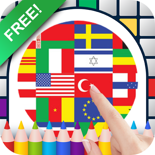 World Flags Color by Number - FREE Pixel Art Game - Coloring Book Pages ...
