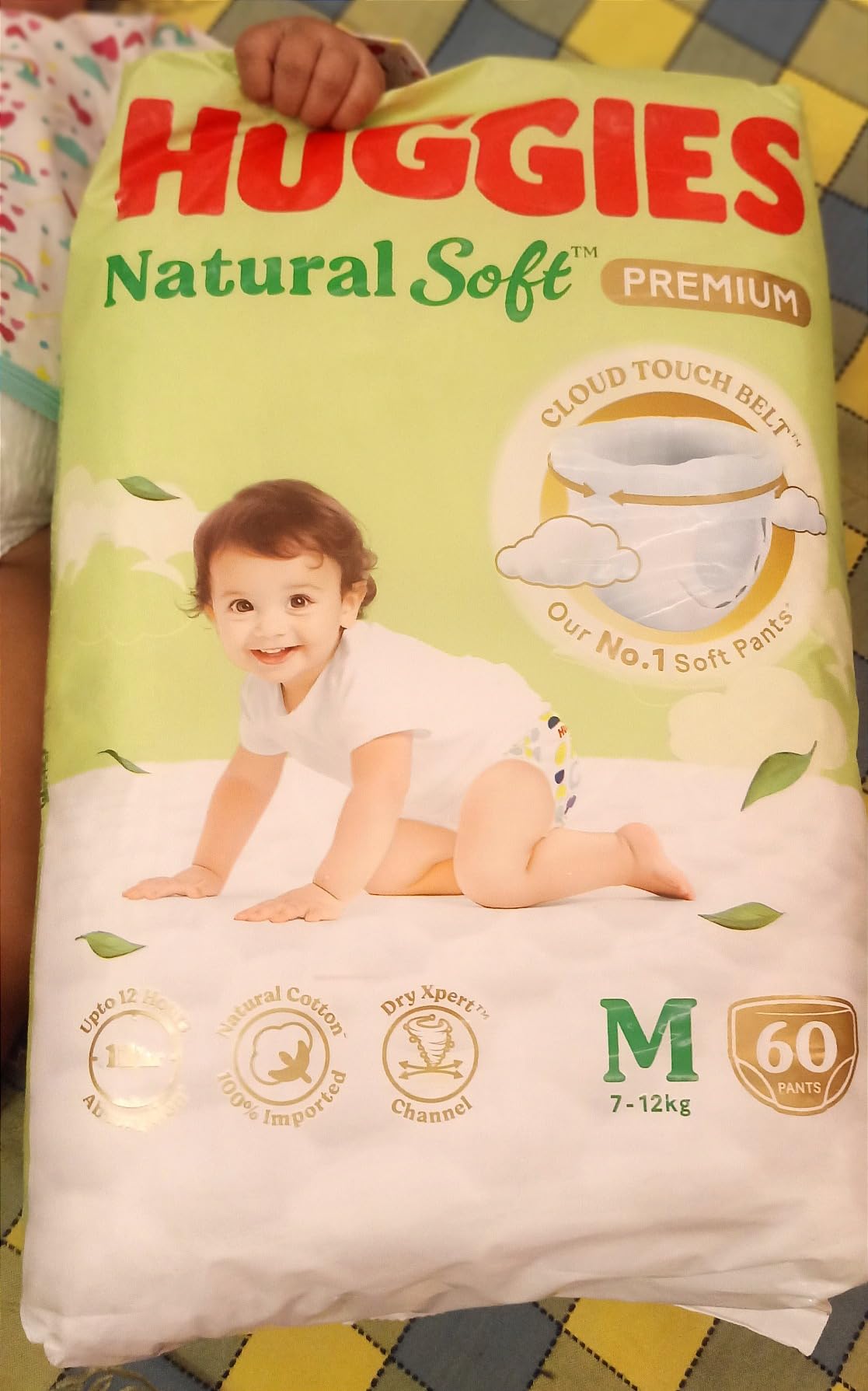Buy Huggies Natural Soft Premium Baby Diaper Pants, Our No.1 Soft Pants ...