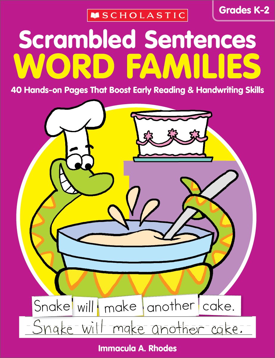 Amazon.com: Scrambled Sentences: Word Families: 40 Hands-on Pages That ...