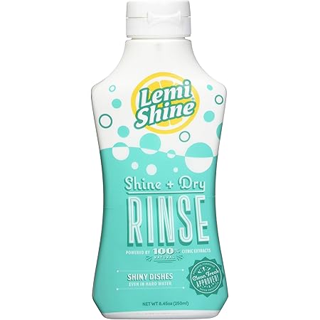 Lemi Shine - Shine + Dry Natural Dishwasher Rinse Aid Hard Water Stain ...